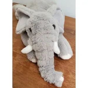 FAO Schwarz | Toys | Fao Schwarz Plush Elephant Stuffed 5 Gray Laying ...